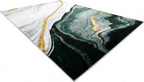 Dywany Łuszczów, AKCE: 👣🛡️80x150 cm Kusový koberec Emerald 1017 green and gold + protiskluzová úprava, zelená, kancelář
