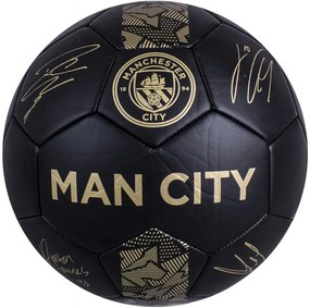 Fotbalový míč fan-shop manchester city signature gold