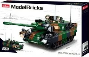 Sluban Model Bricks M38-B0839 Německý bitevní tank Leopard / LEGO-komp