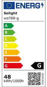Stropní LED svítidlo Treviso - 48W - 2880lm - s dálkovým ovládáním - šedé
