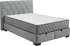 XXXLutz AMERICKÁ POSTEL, 140/200 cm, antracitová MID.YOU - Postele s úložným prostorem - 002220053805