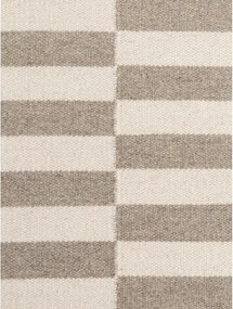 Bílý/šedý oboustranný/ručně tkaný vlněný koberec 80x150 cm Vika – Hanse Home