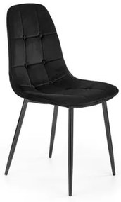 Jídelní židle RONO – čalouněná, sametový potah, více barev Béžová