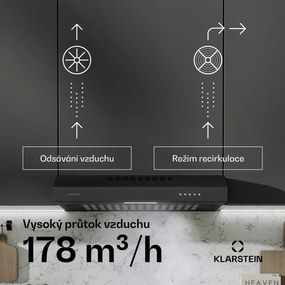 Klarstein SlimVent 60 Black Digestoř