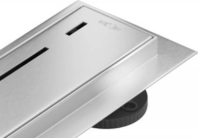 Mexen Flat 360° M03 rotační lineární odtok 80 cm chrom - 1022080-40