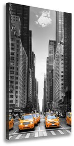 Wallmuralia Vertikální Foto obraz na plátně Taxi New York 50x100