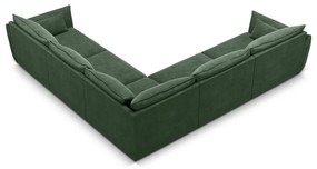 Tmavě zelená rohová pohovka (variabilní) Vanda – Mazzini Sofas