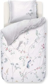 Pip Studio perkálové povlečení Bamboo Blossom bílý 140x200 + 70x90 cm (Kvalitní perkálové povlečení na jednolůžko v dárkovém boxu)