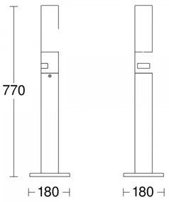 STEINEL 69476 - LED Venkovní lampa se senzorem GL 65 S LED/8,7W/230V 3000K