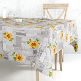 Ubrus PVC Mirella 163B - Slunečnice 140cm x 20m
