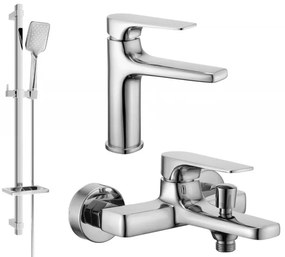 Mexen Lynx DQ62 koupelnový set, chrom - 745903DQ62-00