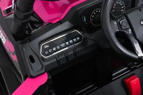 Elektrické terénní autíčko UTV LIFT růžové