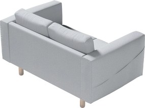 Potah na pohovku IKEA Norsborg 2-místná barva šedá látka pletený vzor