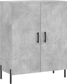 Skříň highboard betonově šedá 69,5x34x180 cm kompozitní dřevo 3199565