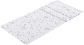 XXXLutz BĚHOUN NA STŮL, 40/150 cm, barvy stříbra, bílá X-Mas - Prostírání na stůl - 008632008702