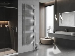 Mexen Ares, elektrické topné těleso 1800x600 mm + topná tyč 900 W, chromová, W102-1800-600-2900-01