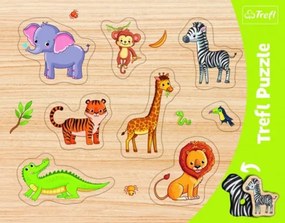Dětské deskové puzzle Safari, 37x29cm