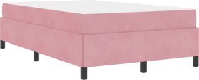 Rám postele Růžová 120 x 200 cm textil 3399059