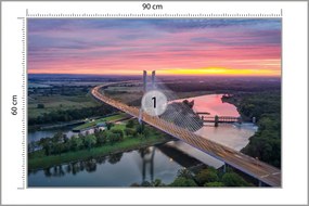 Fototapeta Rędzińského Most Ve Wroclawi Omyvatelný vlies 450x300