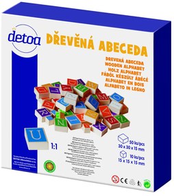 Detoa Dřevěná abeceda