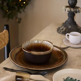 Hnědá miska z kameniny 550 ml Poterie – Casafina