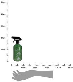 Skleněný rozprašovač Plants, 0,5 l, zelená