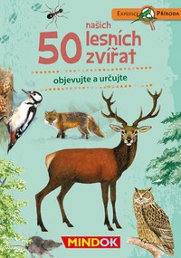 MINDOK HRA kvízová Expedice Příroda: 50 našich lesních zvířat naučná mn312