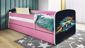 XXXLutz POSTEL PRO DĚTI A MLÁDEŽ 80/160 cm, bílá, pink MID.YOU - Dětské pokoje sestavy - 002142000296