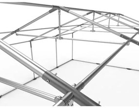 Zahradní Párty stan 8x8m - PVC PREMIUM Ohnivzdorný Barva: Bílá