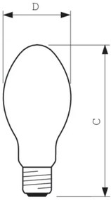 Výbojka Philips MASTER SON PIA PLUS 70W/220 I E27 teplá bílá 1900K