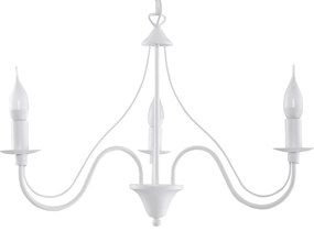 Sollux Lighting Stropní závěsná lampa - Minerwa 3 - bílá