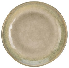 Kameninový jídelní talíř Dario, 27 cm, béžová