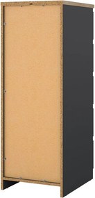 Tmavě šedá komoda 40x111x50 cm Naia – Tvilum