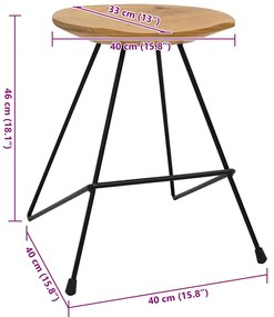 vidaXL Marketos Stoličky 2 ks masivní teakové dřevo