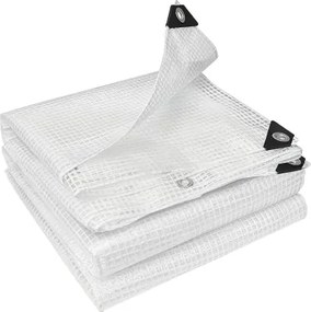 Outsunny nepromokavá plachta 3x5 m, odolný PE 140 g/m², odolný proti roztržení