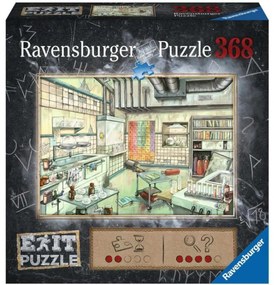 Ravensburger únikové exit puzzle laboratoř 368 dílků