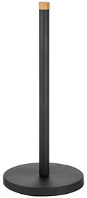 Laveo Oslo, kovový stojan na papírové utěrky 150x150x343 mm, černá-hnědá, LAV-ELD_700A
