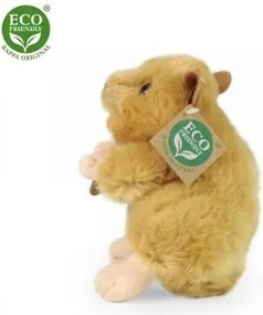 RAPPA Plyšový křeček zlatý 16 cm / ECO-FRIENDLY / od 0 měsíců