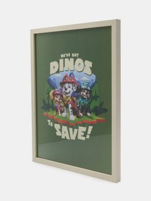 Sinsay - Plakát v rámu PAW Patrol Dino Movie - vícebarevná