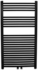 Novaservis - Topné těleso rovné 120 cm, matná černá 600/1200/RS,5