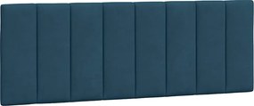 Postel s matrací Hanko modrá 120 x 200 cm samet 3208590