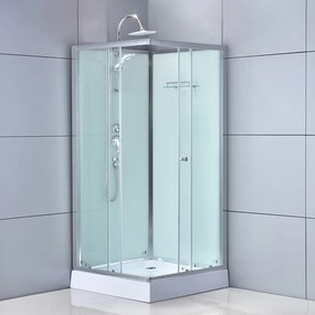 BPS-koupelny Sprchový box WSH308 90x90 bílá mat