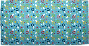 Sablio Ručník Dudlíky a hvězdy - 70x140 cm