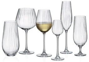 BOHEMIA COLUMBA OPTIC SKLENICE NA ŠAMPAŇSKÉ 260ML SADA 6KS