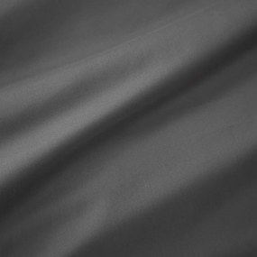 Tmavě šedé povlečení na jednolůžko z egyptské bavlny 135x200 cm – Bianca