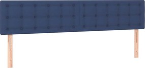 Box spring postel s matrací modrá 180x200 cm textil 3127147
