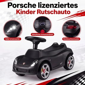 Costway Porsche Licencované auto pro spolujízdu pro děti od 18 měsíců. Push auto