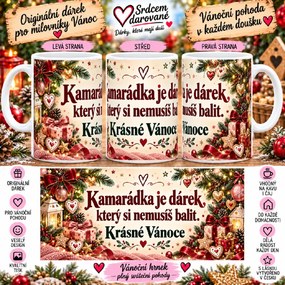 Vánoční hrnek pro kamarádku – 300 ml