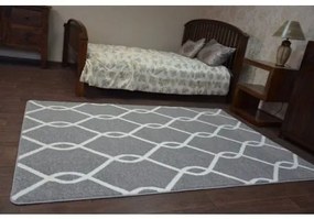 koberec SKETCH F934 Mříž, šedá, krém velikost 240x330 cm | krásné koberce cz