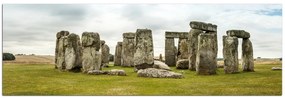 Obraz na plátně - Stonehenge - panoráma 506A (120x45 cm)